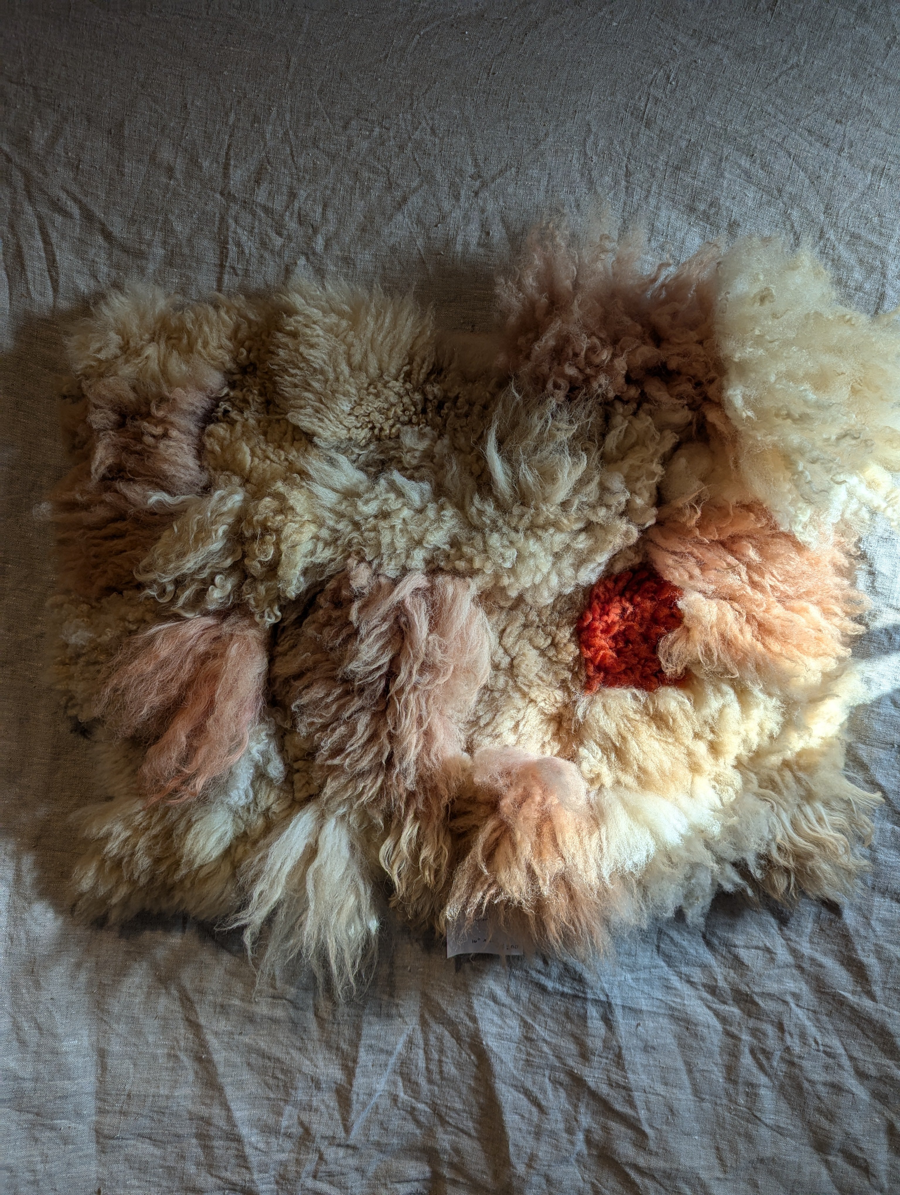 Patchwork Sheepskin #8 – Mezzaluna Fibers